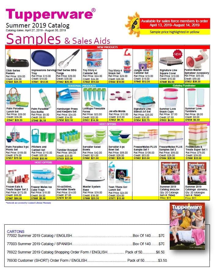 Summer sampling | Legacy Party Sales