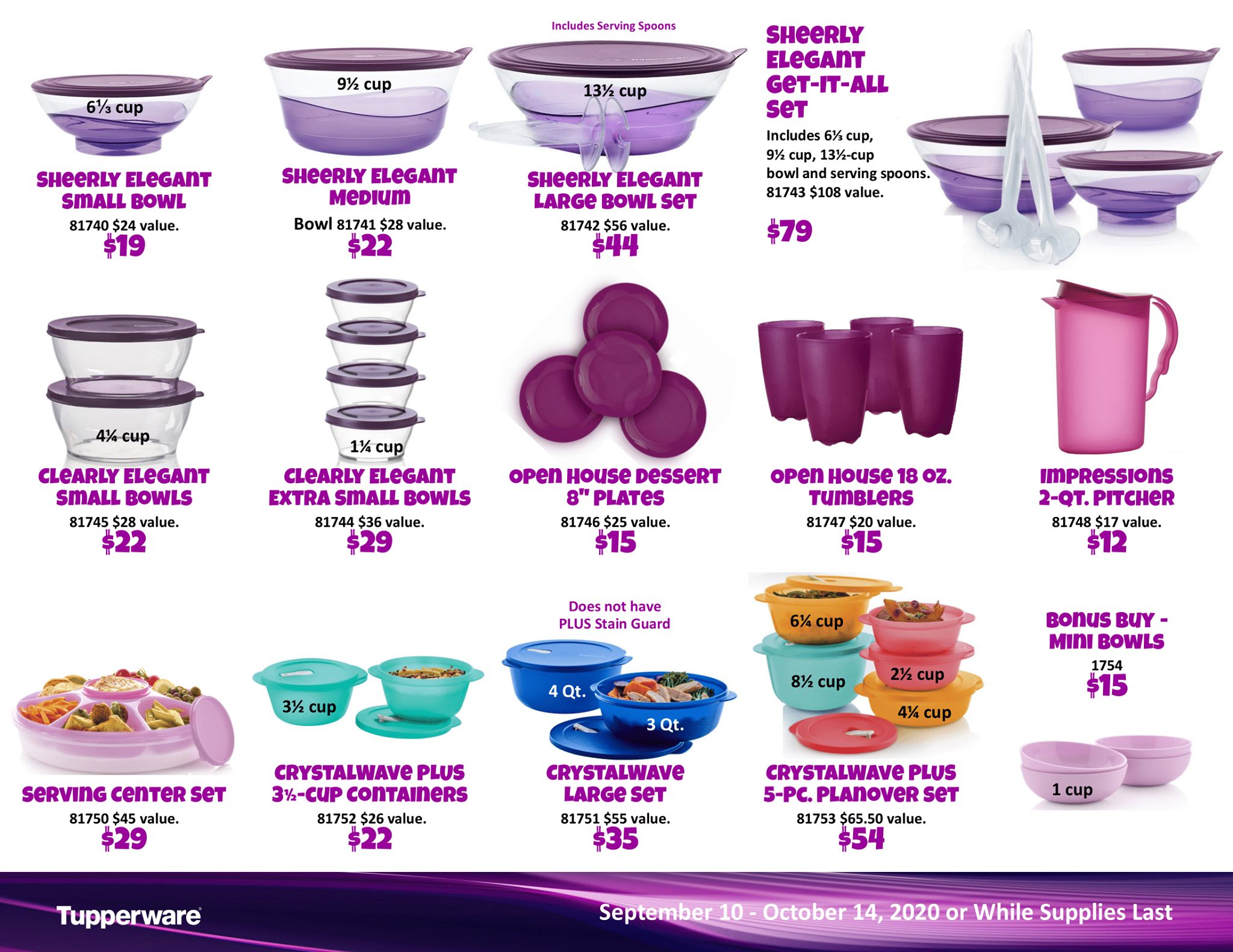 mid sept brochure | Legacy Party Sales