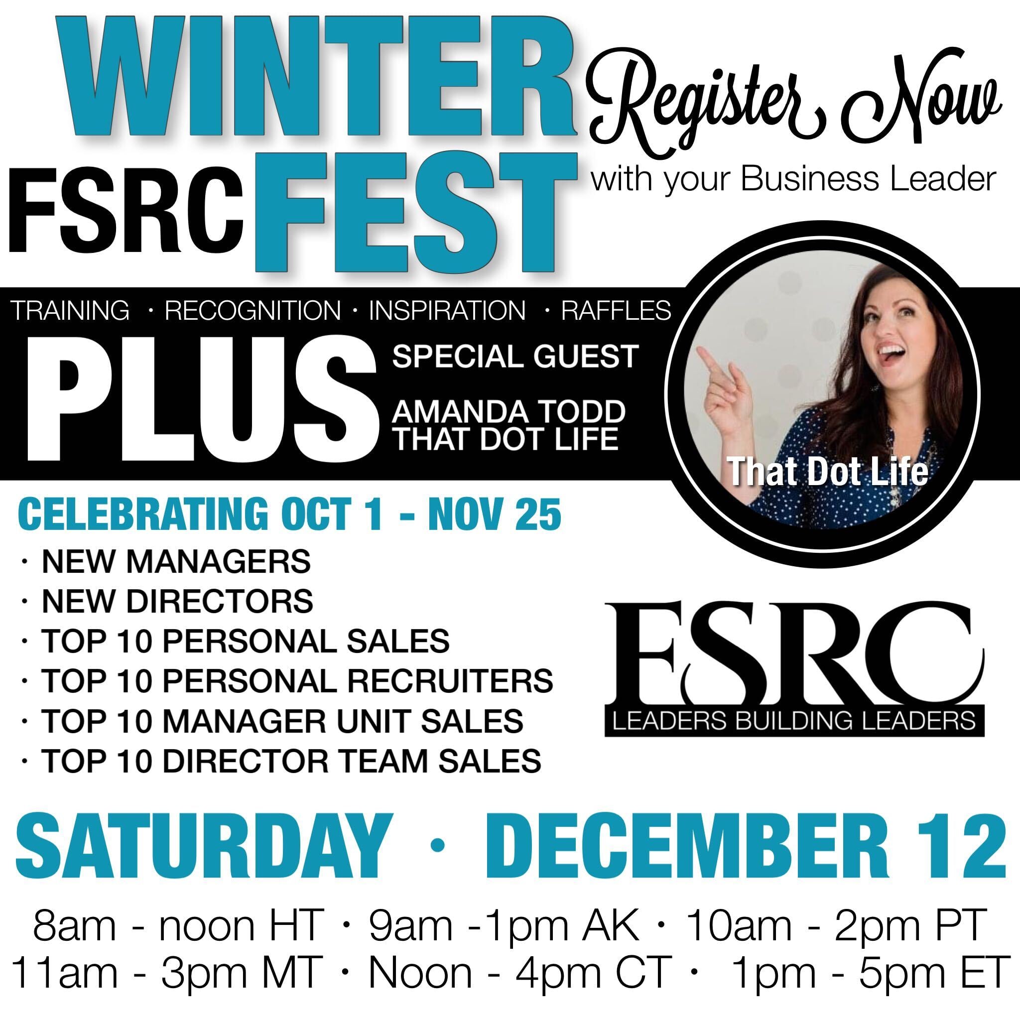 FSRC Winter Fest | Legacy Party Sales