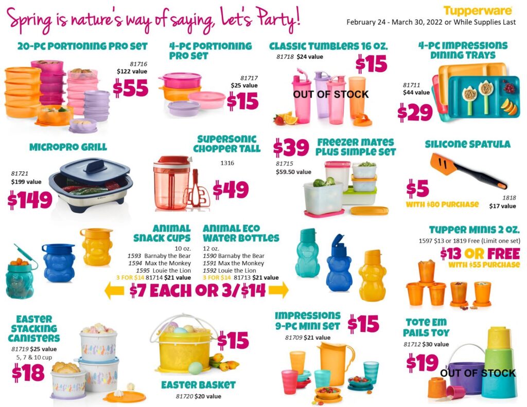 UPDATED MARCH FLYER | Legacy Party Sales