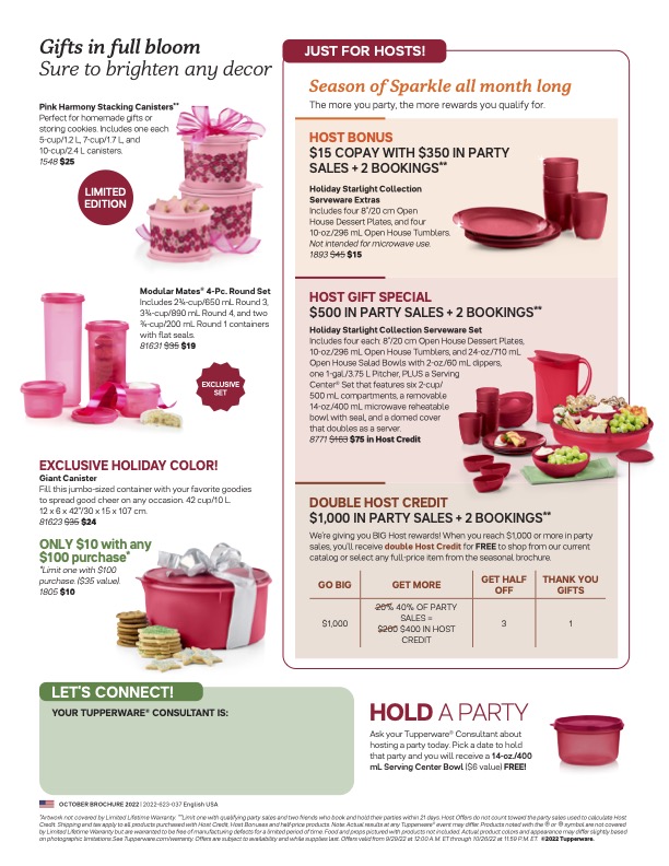 October Samples open Tuesday at 12noon ET | Legacy Party Sales