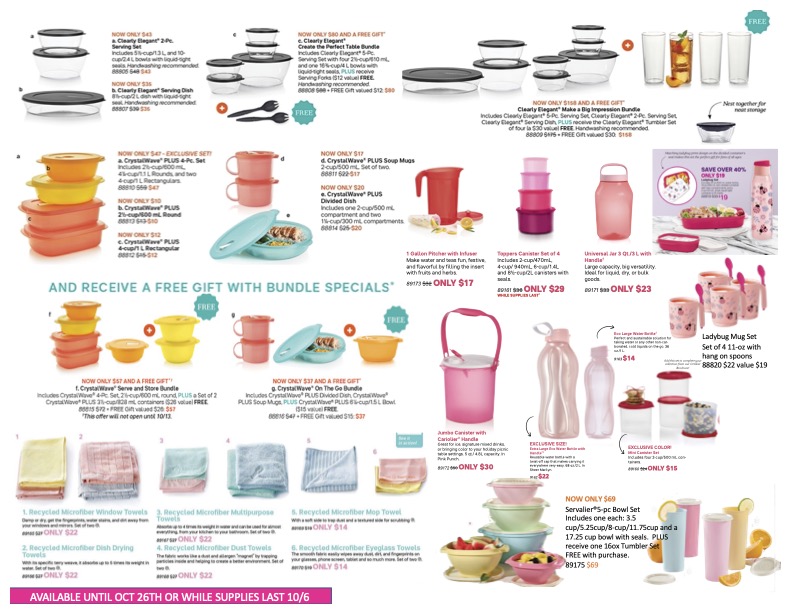 New Consumer Offers | Legacy Party Sales