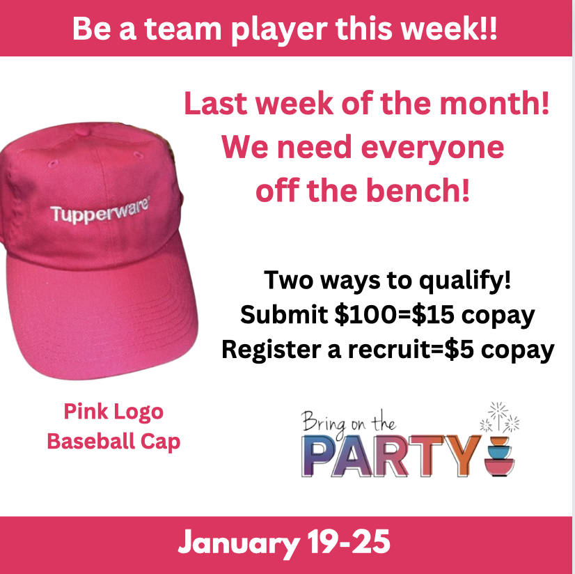 One week challenge for you! Earn your hat! | Legacy Party Sales