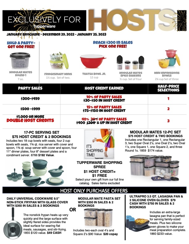 New host offer added to January! Ends Jan 25 | Legacy Party Sales