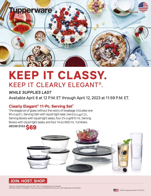 New Consumer Offers! | Legacy Party Sales