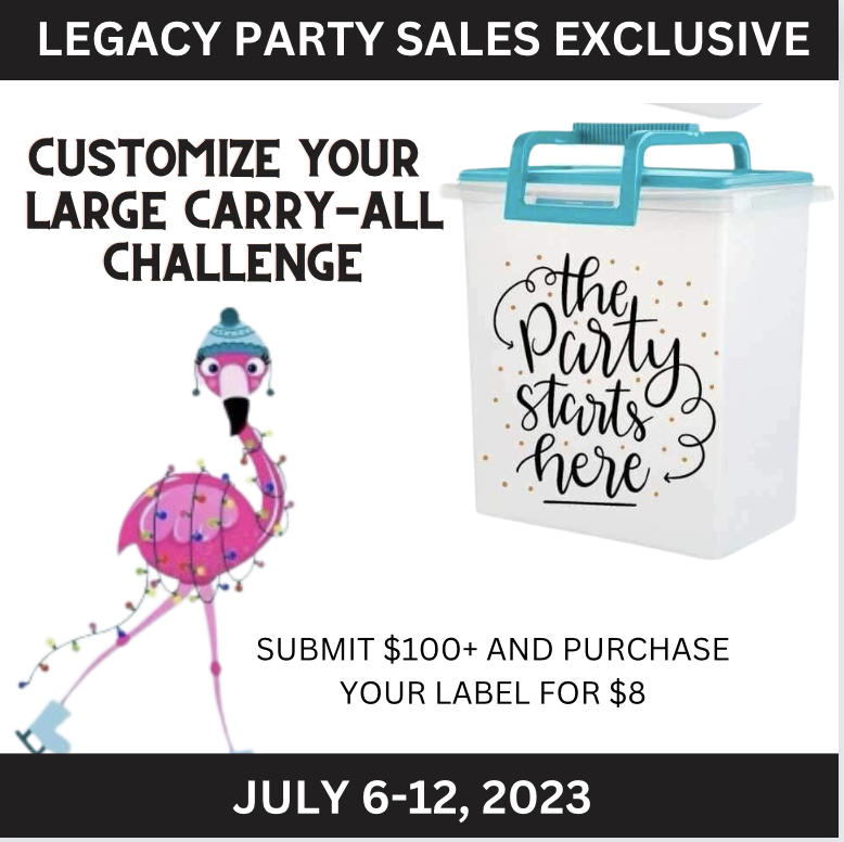 Challenges for you! | Legacy Party Sales