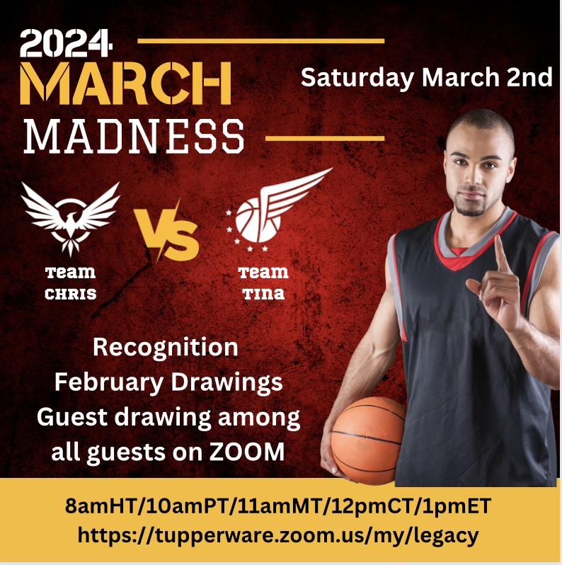 March Madness! February Recognition Event | Legacy Party Sales