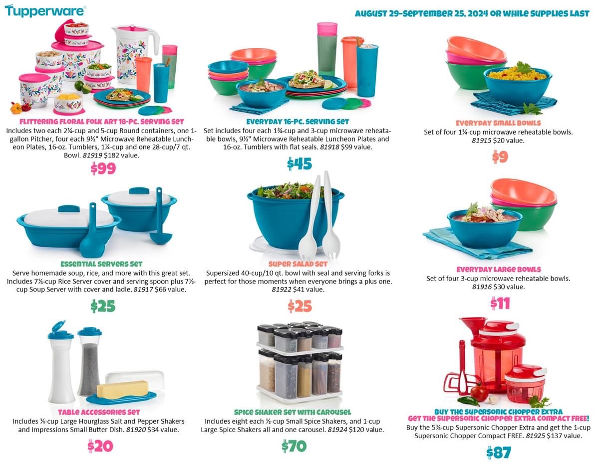 Current Consumer Offers | Legacy Party Sales