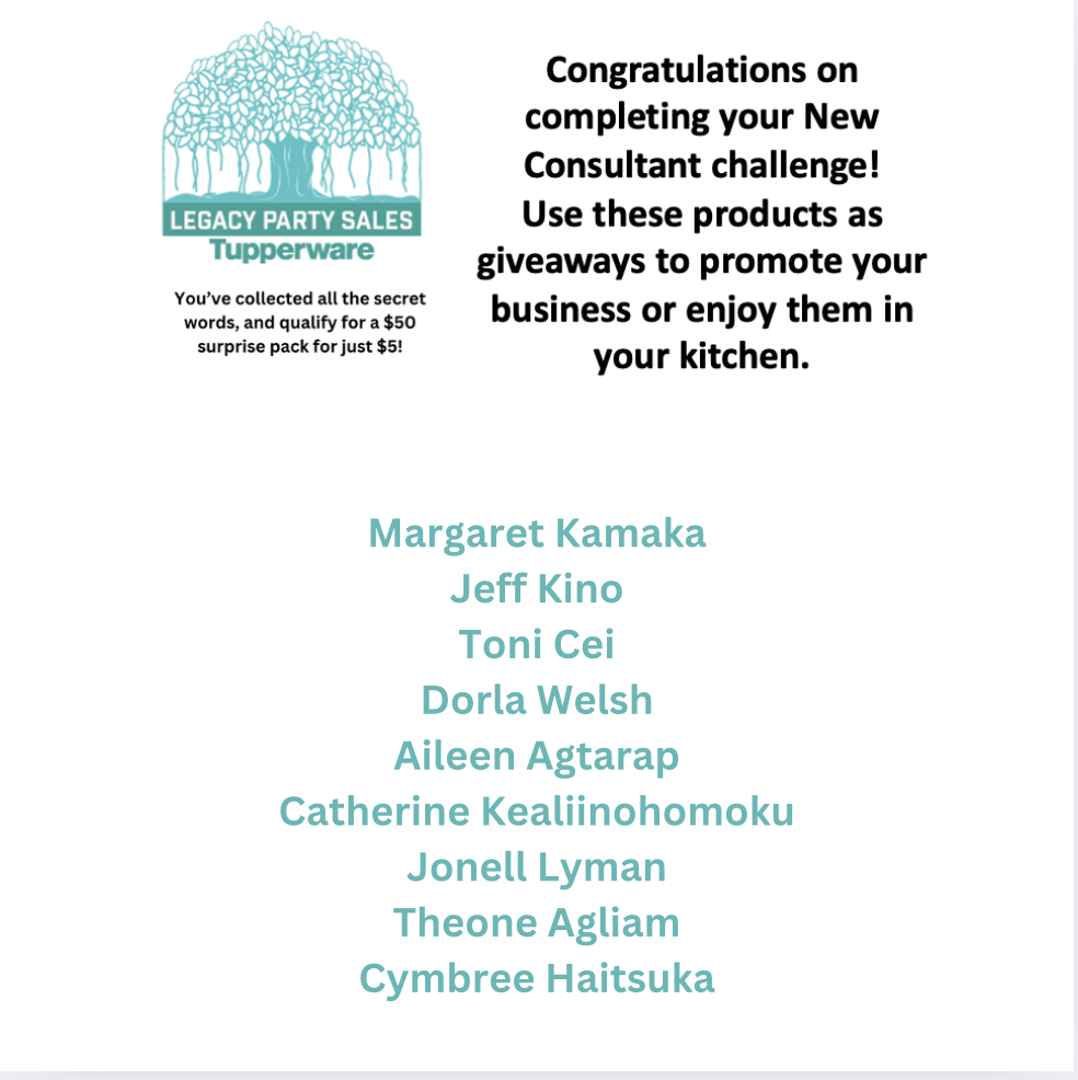 End of February On Pace | Legacy Party Sales