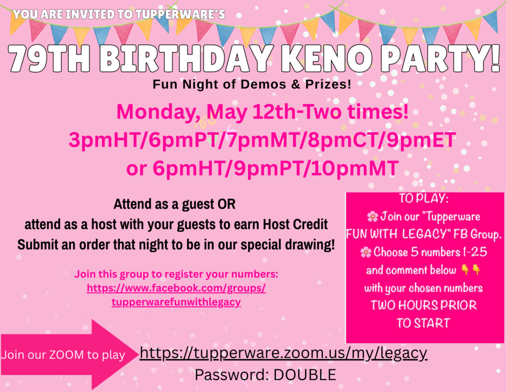 Keno Party-What is it? | Legacy Party Sales