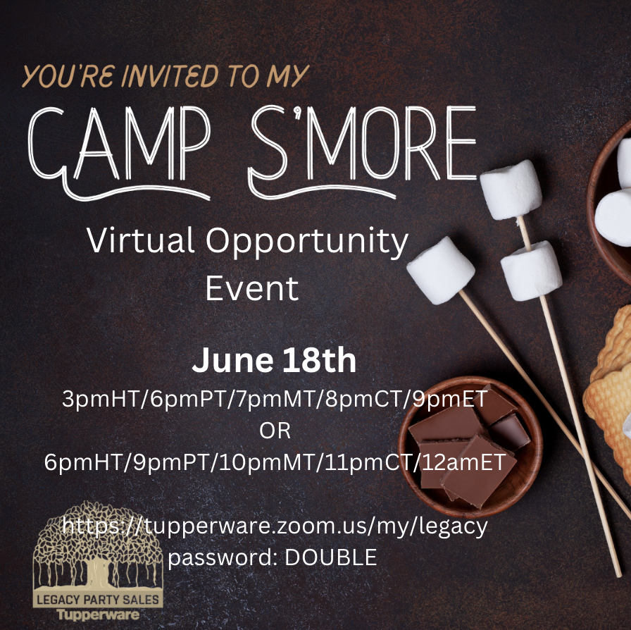 June 18th Opportunity Event | Legacy Party Sales