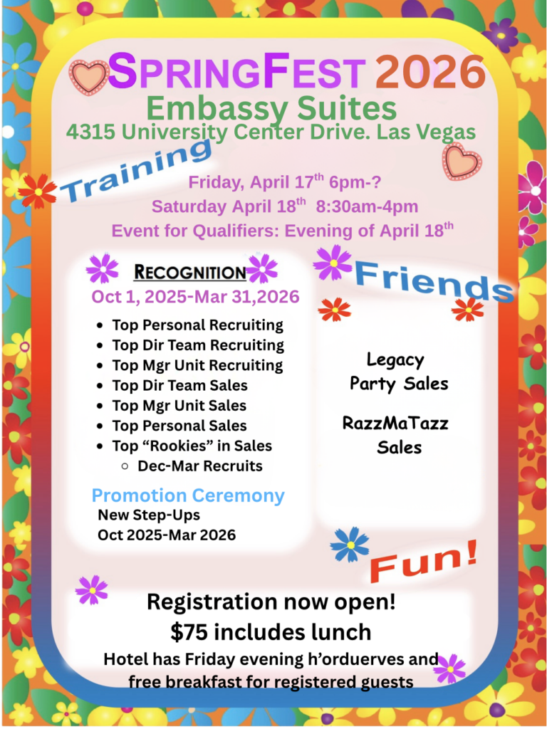 Springfest 2026 | Legacy Party Sales
