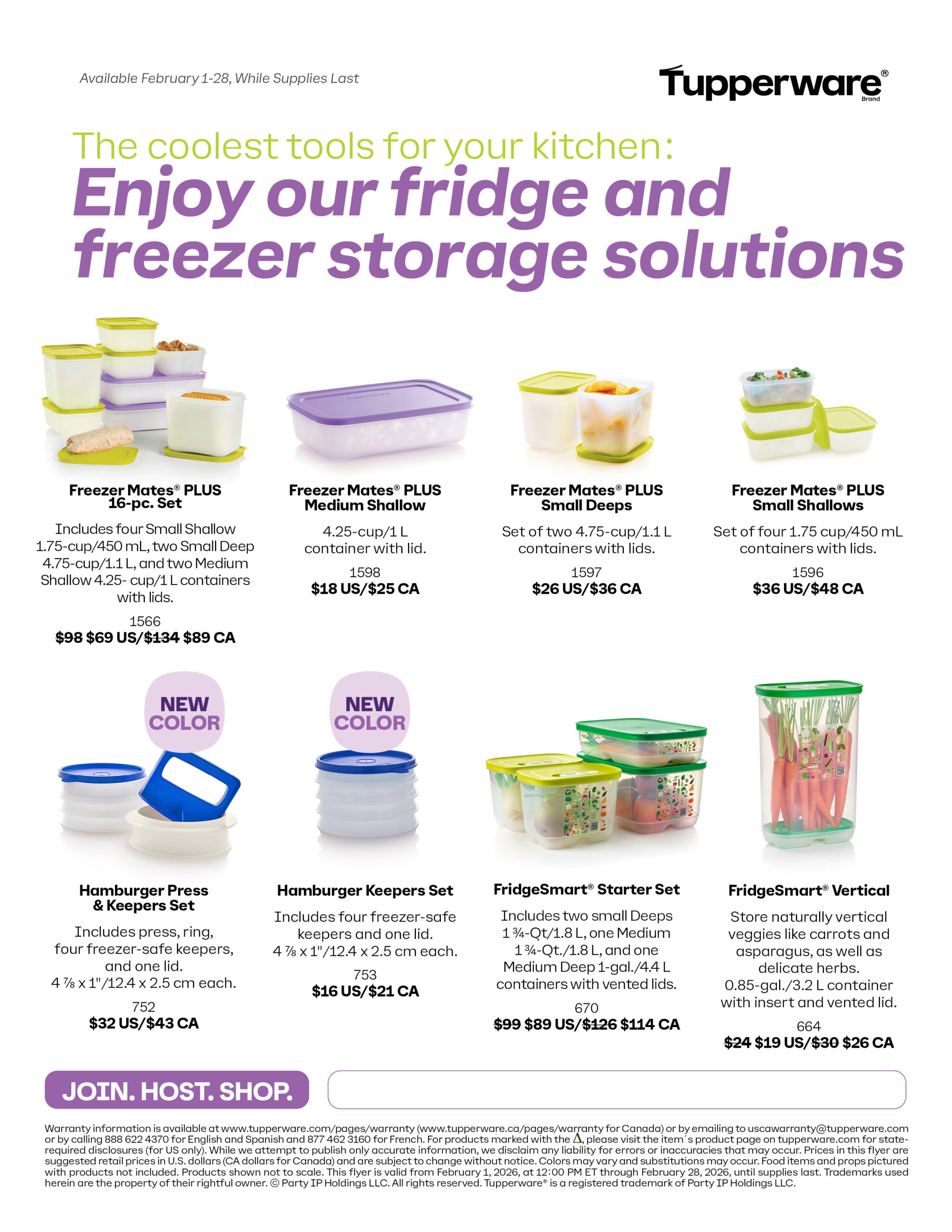Food storage | Legacy Party Sales